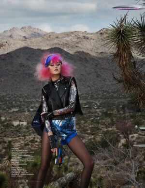 Model Elizabeth Salyer Featured in She Came From Earth - LIVID