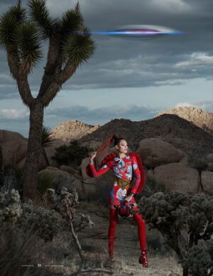 Model Elizabeth Salyer Featured in She Came From Earth - LIVID