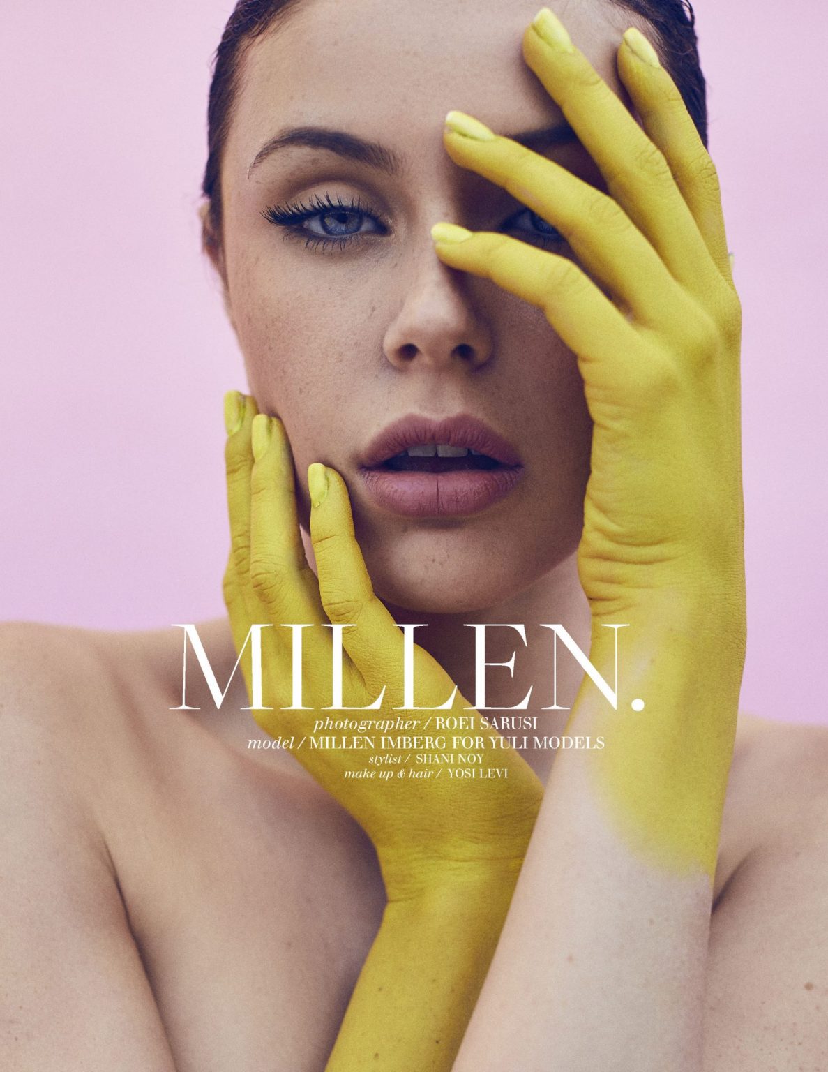 Model Millen featured in Beauty editorial for Unity issue 22 - LIVID