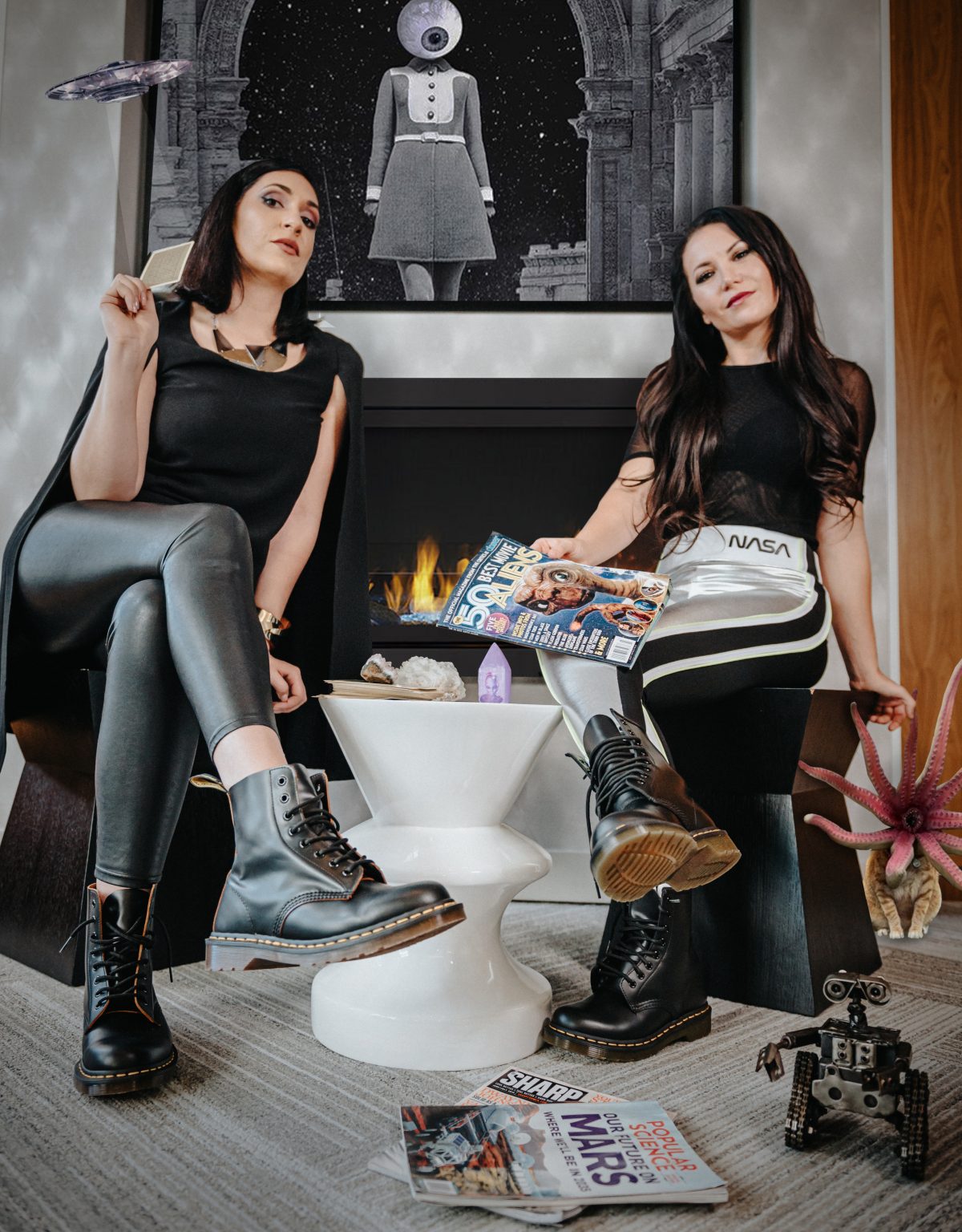 Chrissy Newton and Marie Nicola Hosts of Alt.Pop.Repeat Podcast - LIVID